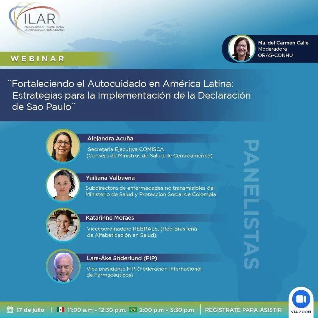 ILAR - Asociación Latinoamericana de Autocuidado Responsable - Inicio