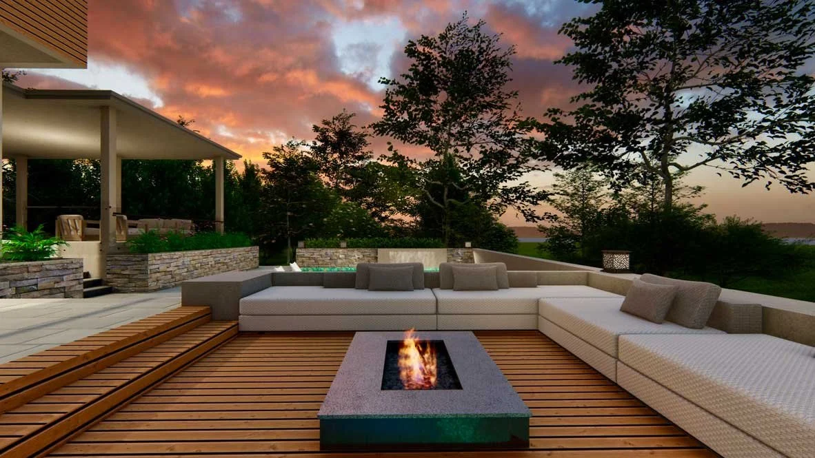 Outdoor Spa Design — Artistic Garden Designs | Silicon Valley Landscape ...