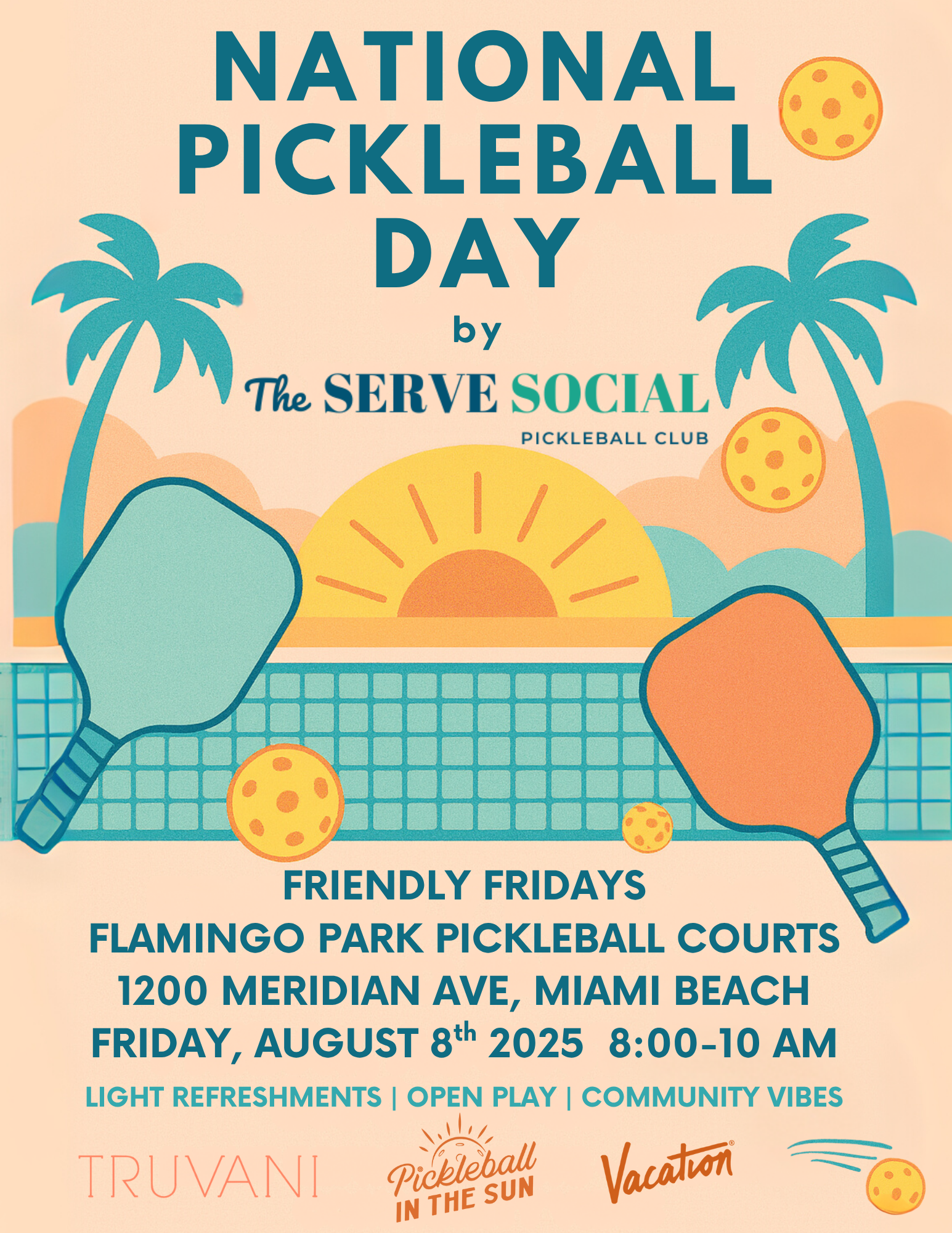 National Pickleball Day Social in Miami — Pickleball in the Sun