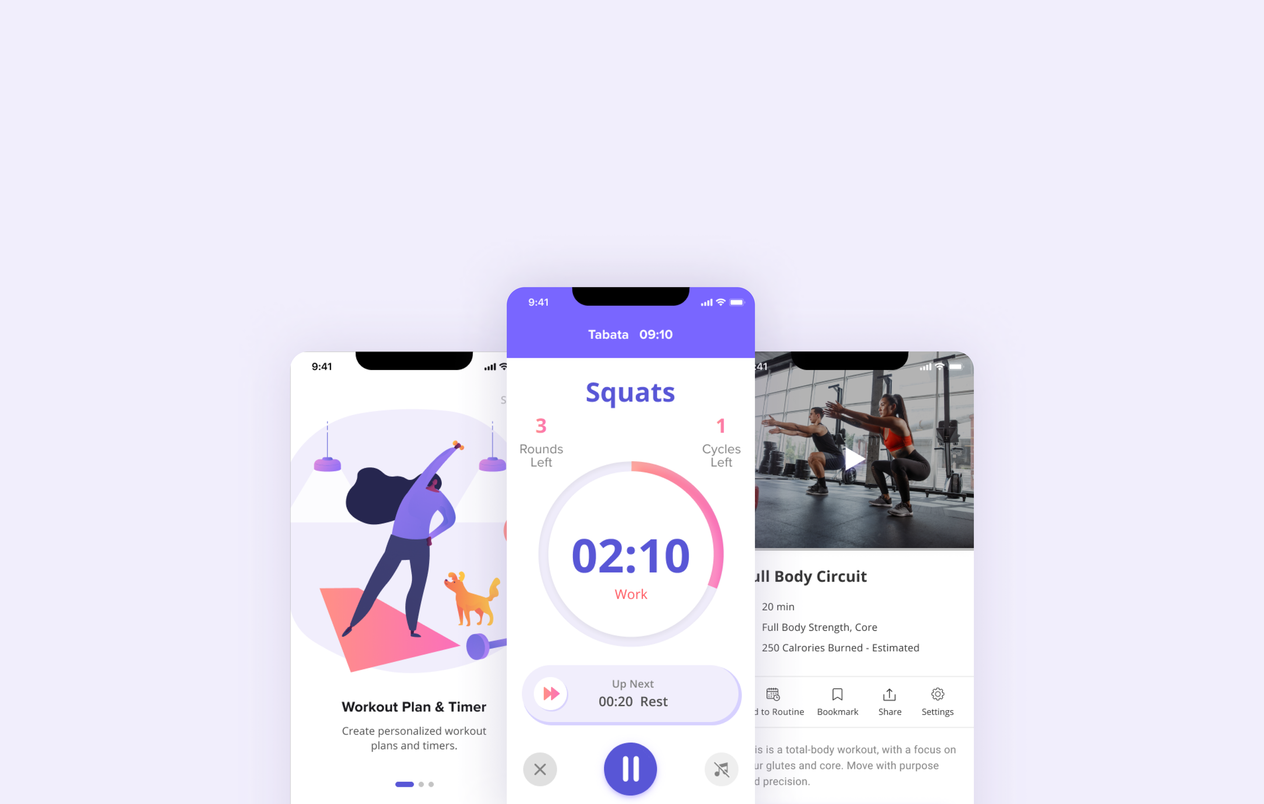 Pacer - Workout Routine App — Lina Kim Portfolio