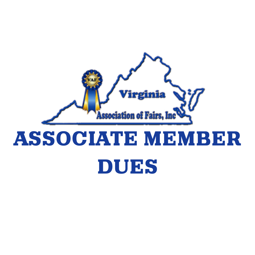 Associate Member Dues — Virginia Association of Fairs
