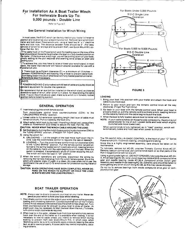 912C Winch | Discontinued Winch | Powerwinch