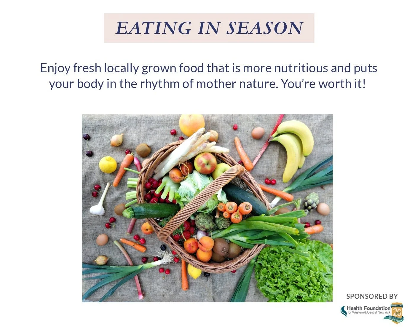 Motivational Monday: Eating in Season — Healthy Living with Patti Green