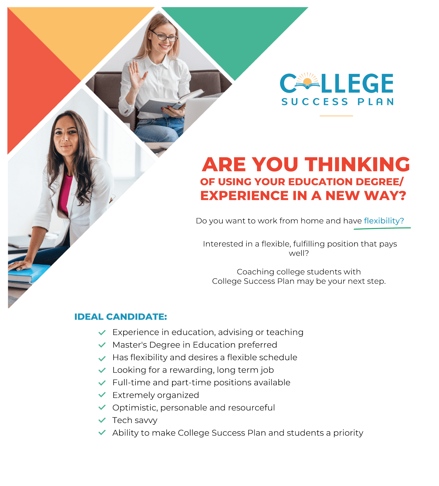 Apply to be a College Coach — College Success Plan