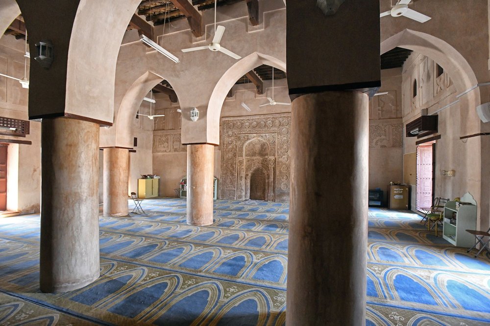 Carved stucco prayer niches in traditional Ibadi mosques mostly date ...