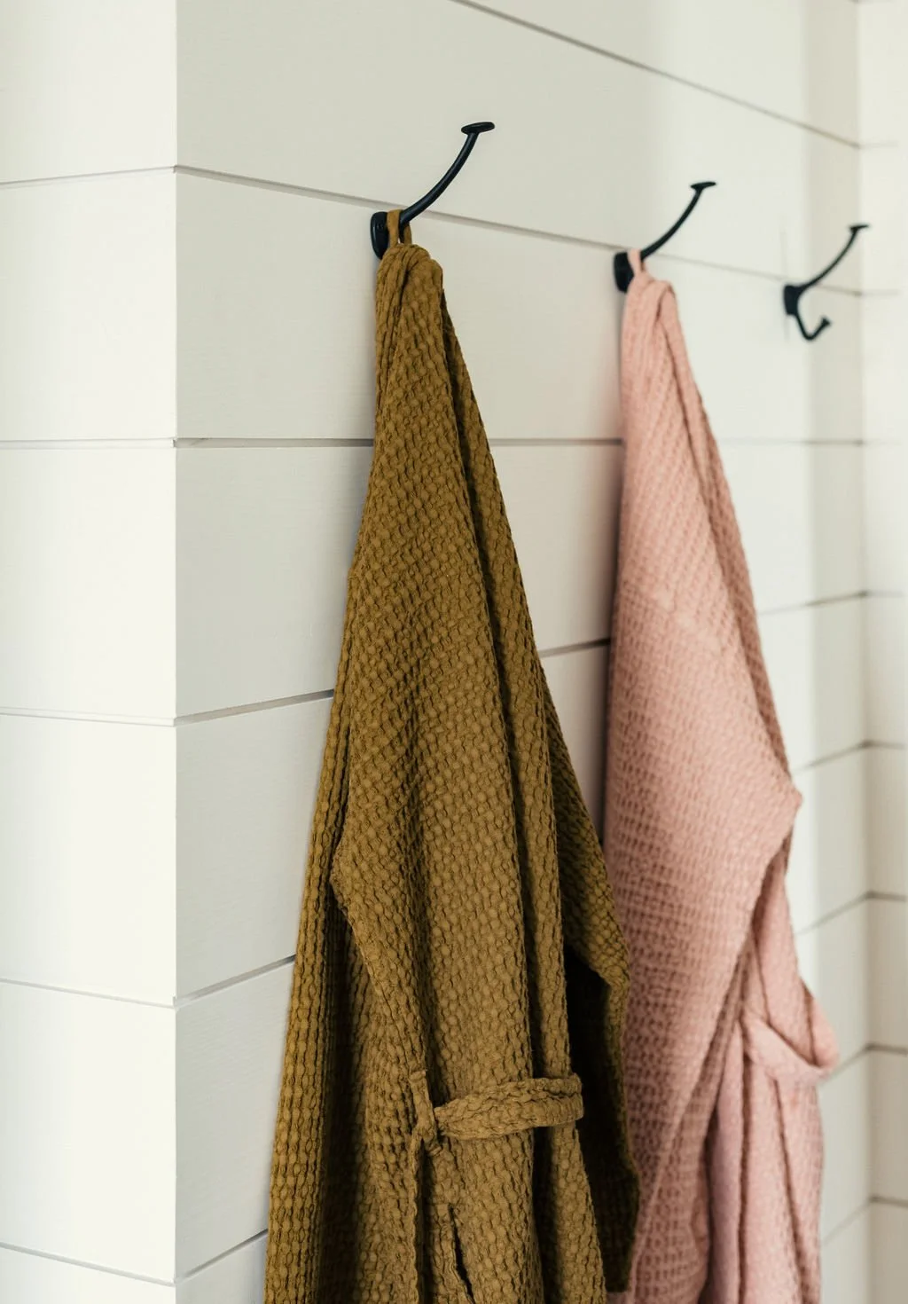 Simple Waffle Bath Robe, Bronze — Sunday Shop
