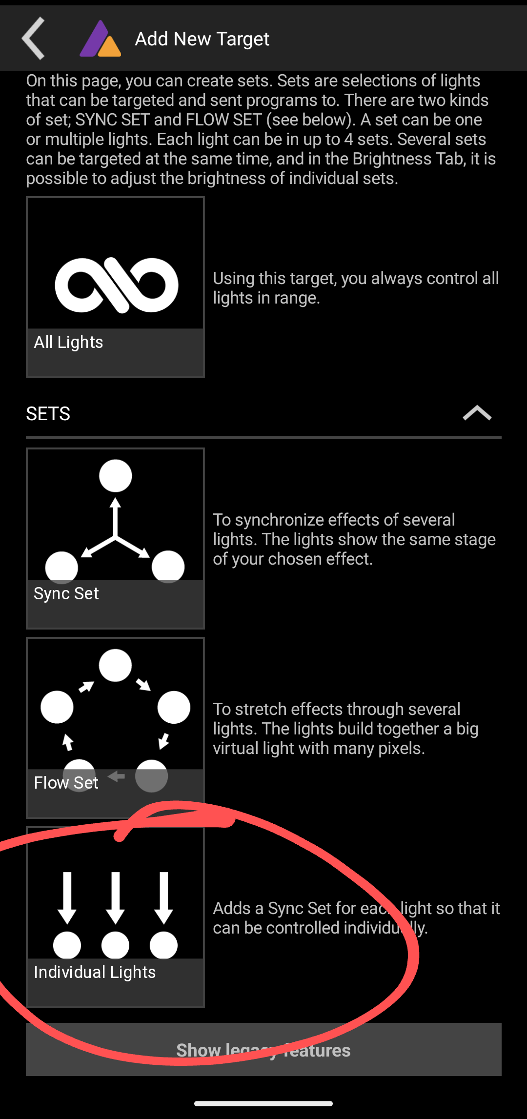 The Astera app - connecting and setting it up — david likes lights
