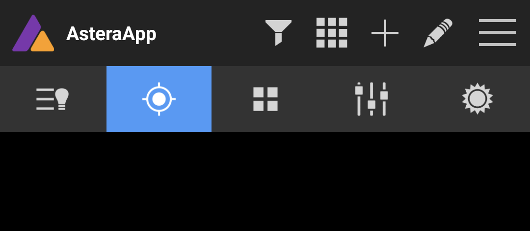 The Astera app - connecting and setting it up — david likes lights