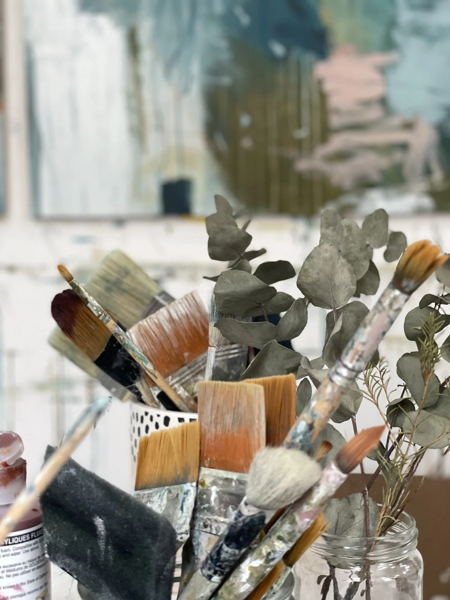 In the studio — Emma Lock Art