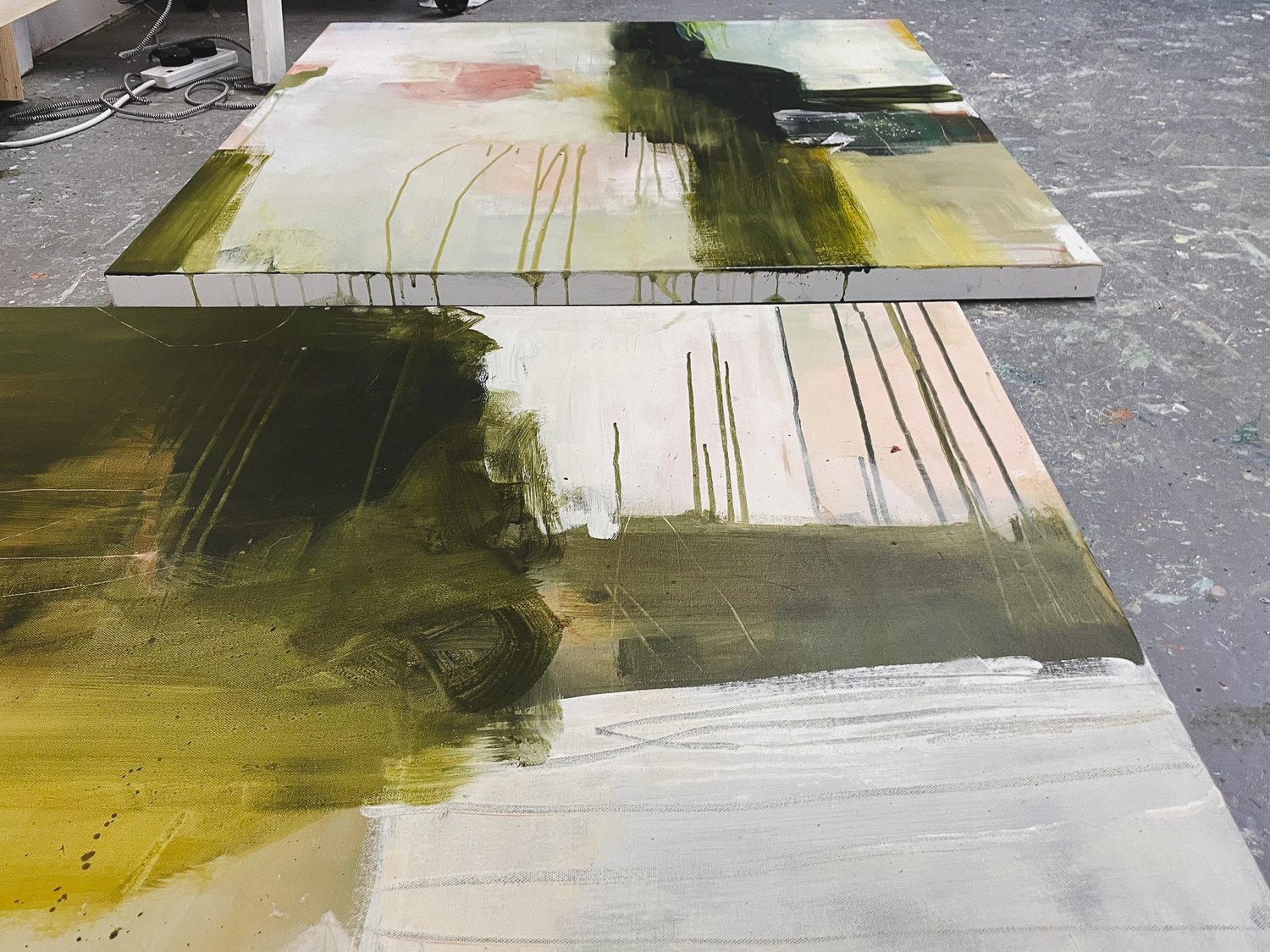 In the studio — Emma Lock Art