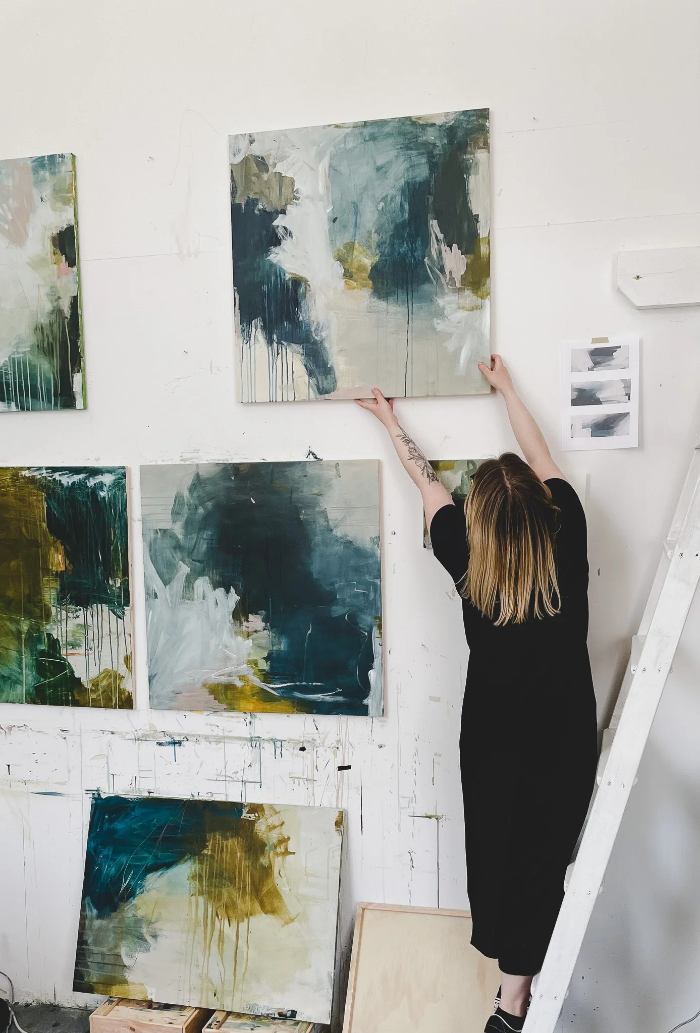 In the studio — Emma Lock Art
