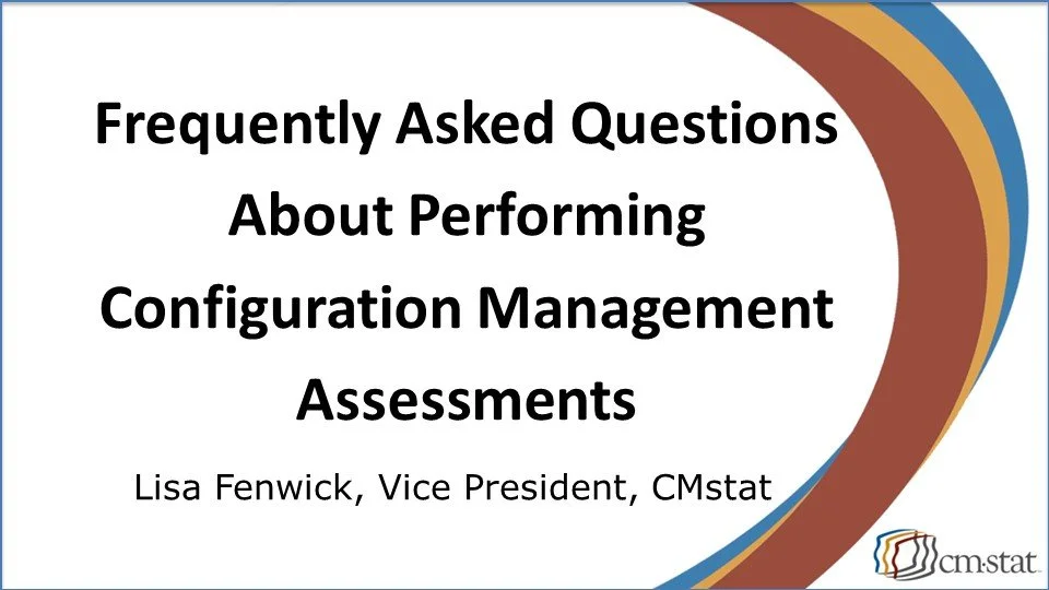 Configuration Management Assessment FAQ — CMstat