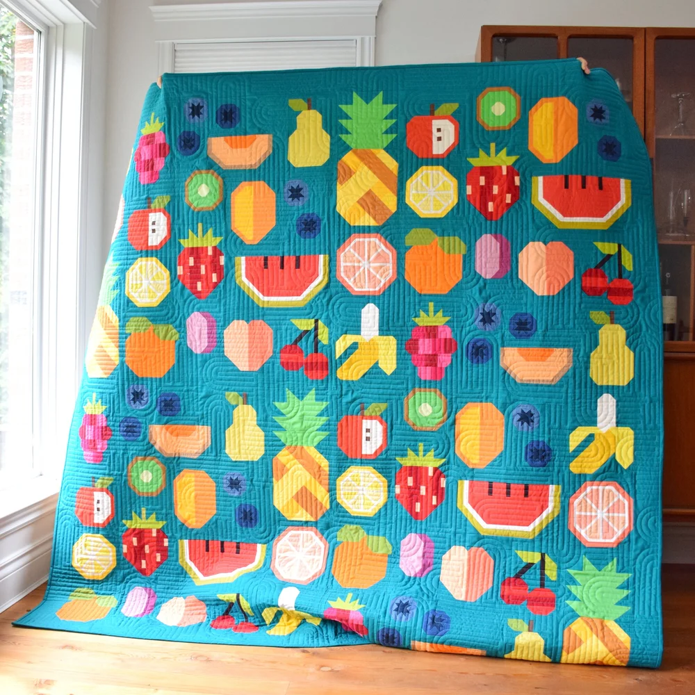 Making the Fruit Quilt — Honeybee Quilt Studio