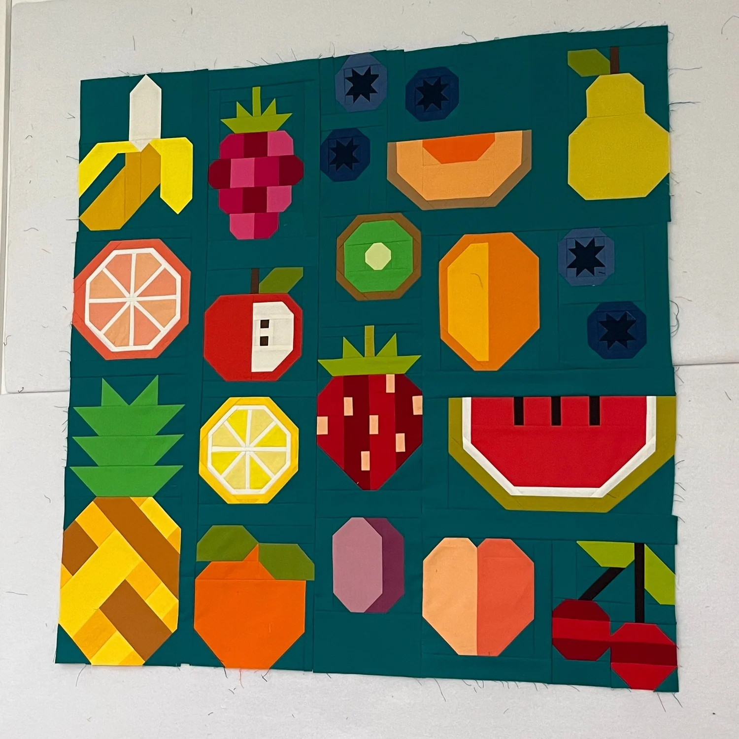 Making the Fruit Quilt — Honeybee Quilt Studio