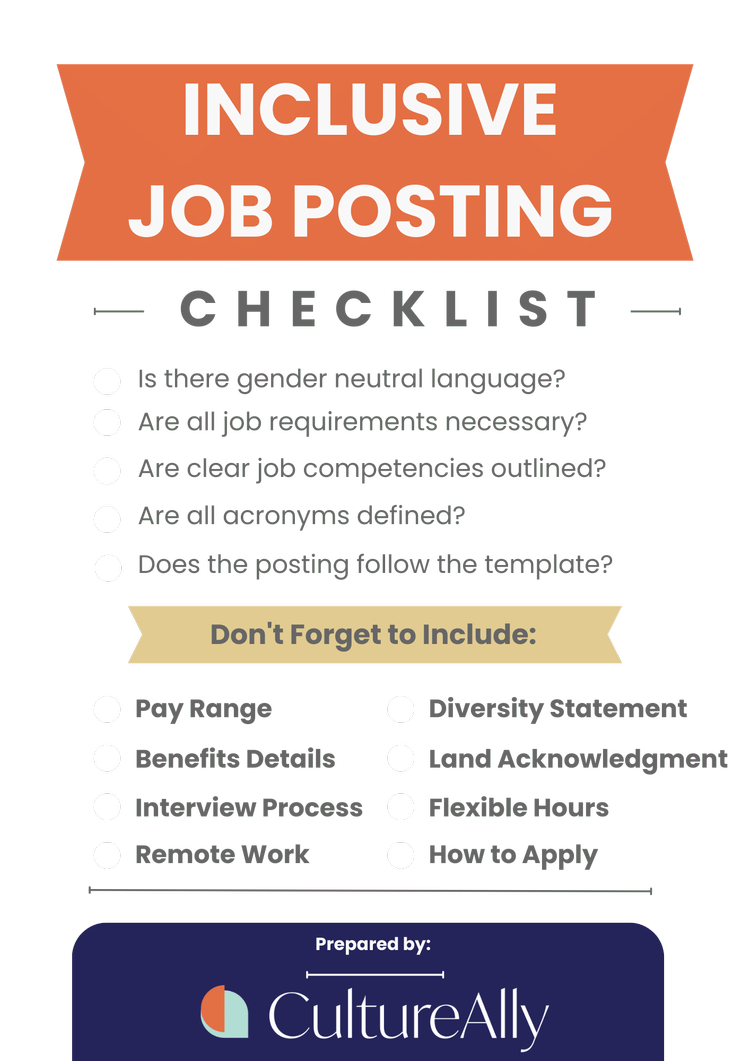 Best Practices for Inclusive Job Postings — CultureAlly