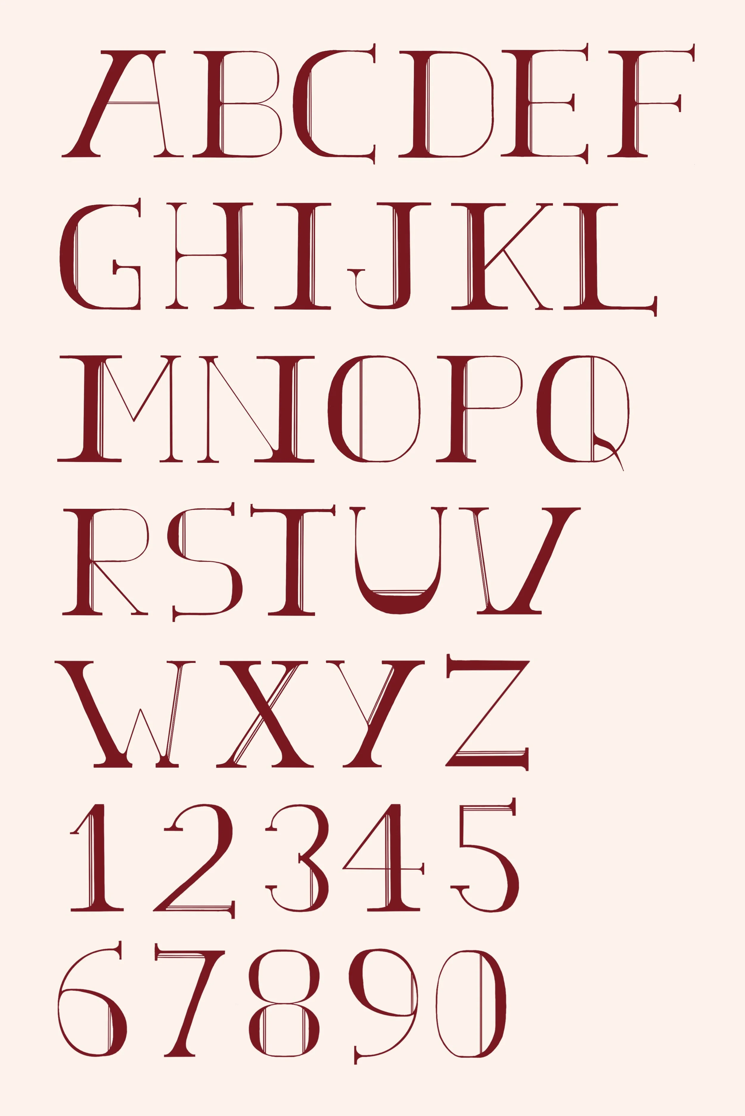 Tumblr Fonts Alphabet