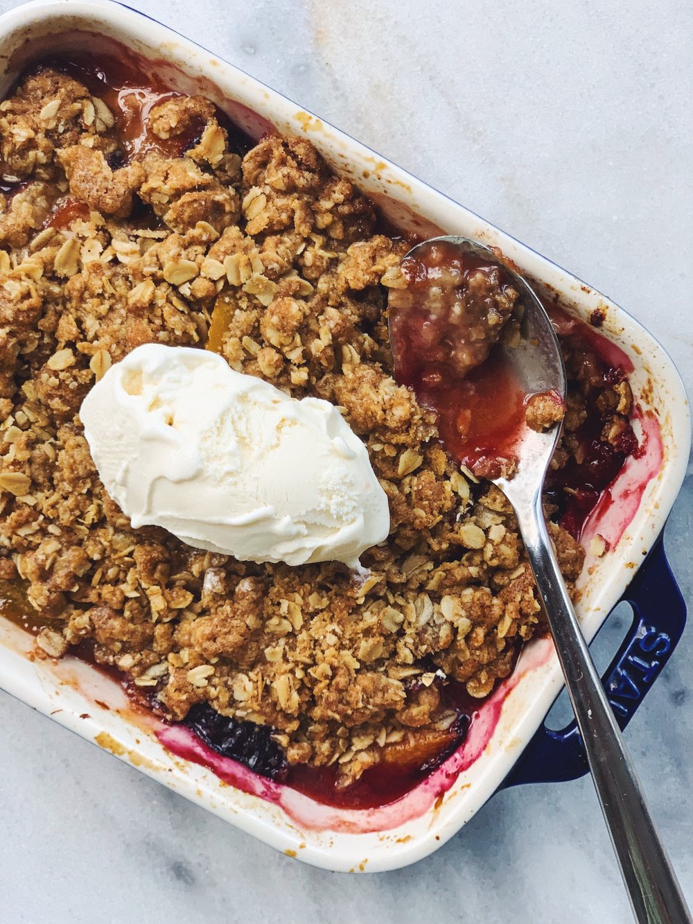 Stone Fruit Crumble — Mia Wasserman