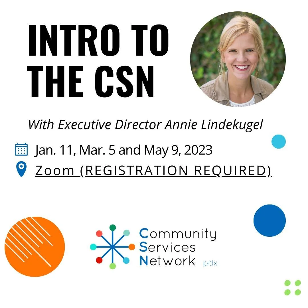 About the CSN — Community Services Network PDX