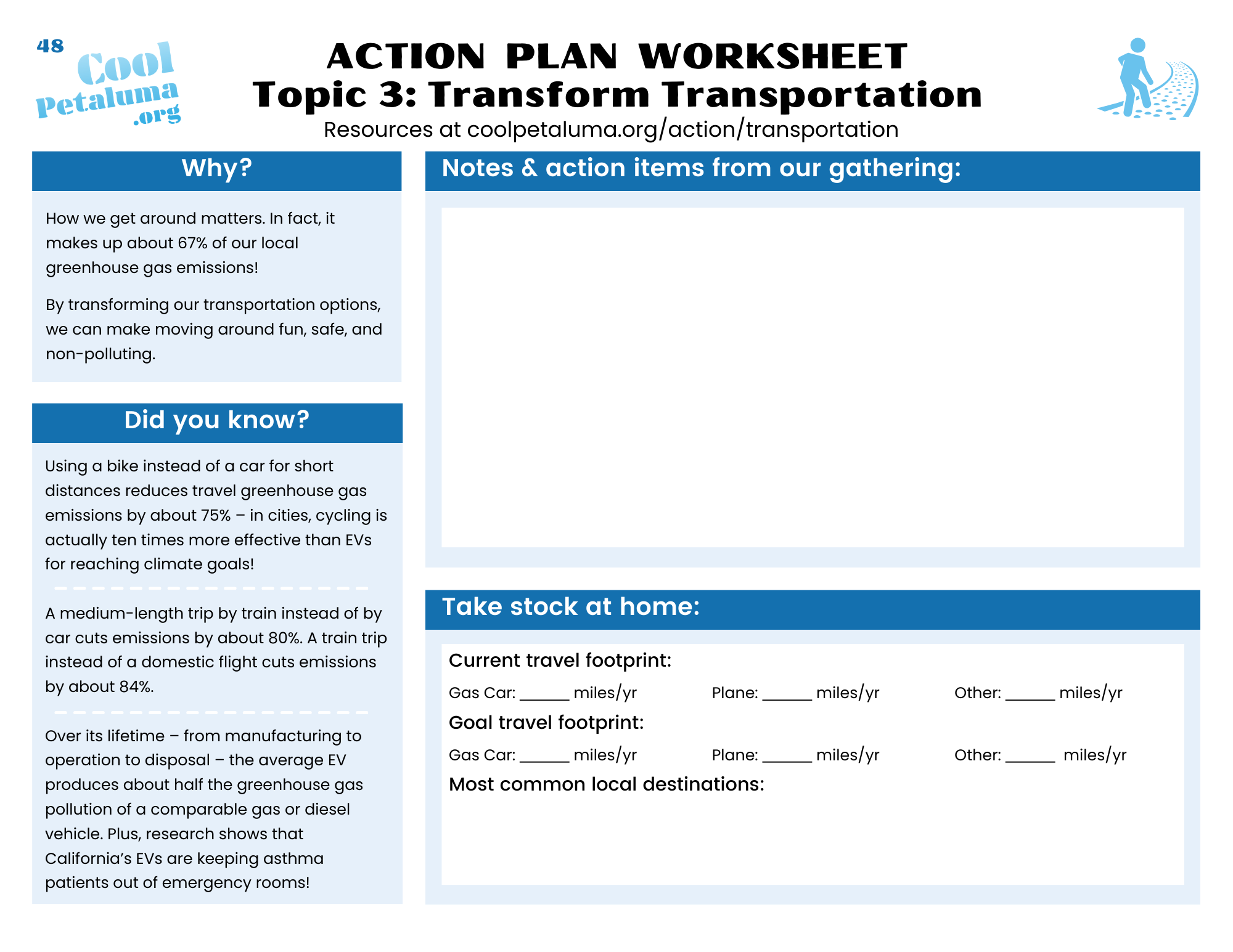 Topic 3: Transform Transportation Gathering Guides — Cool Petaluma