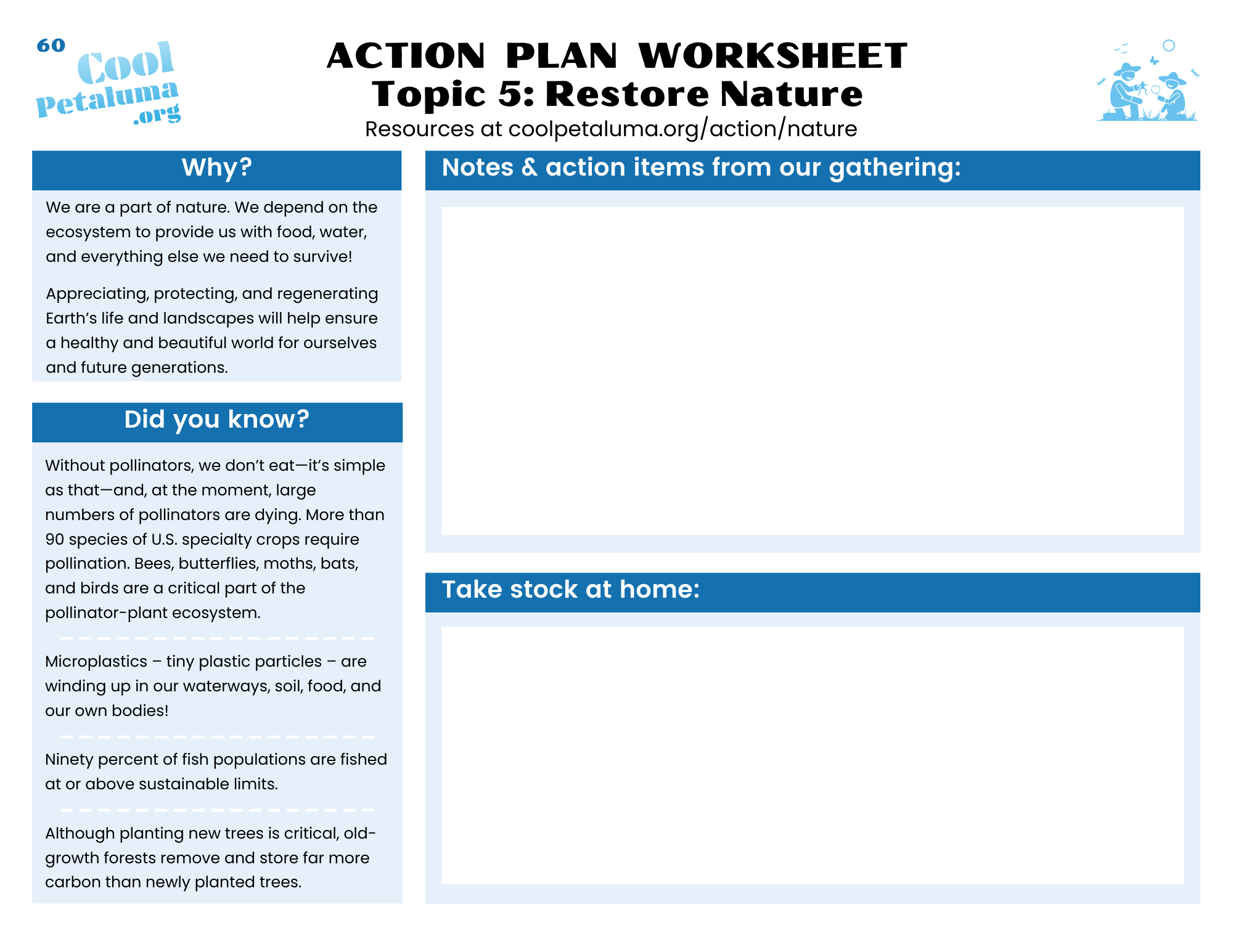 Topic 5: Restore Nature — Cool Petaluma