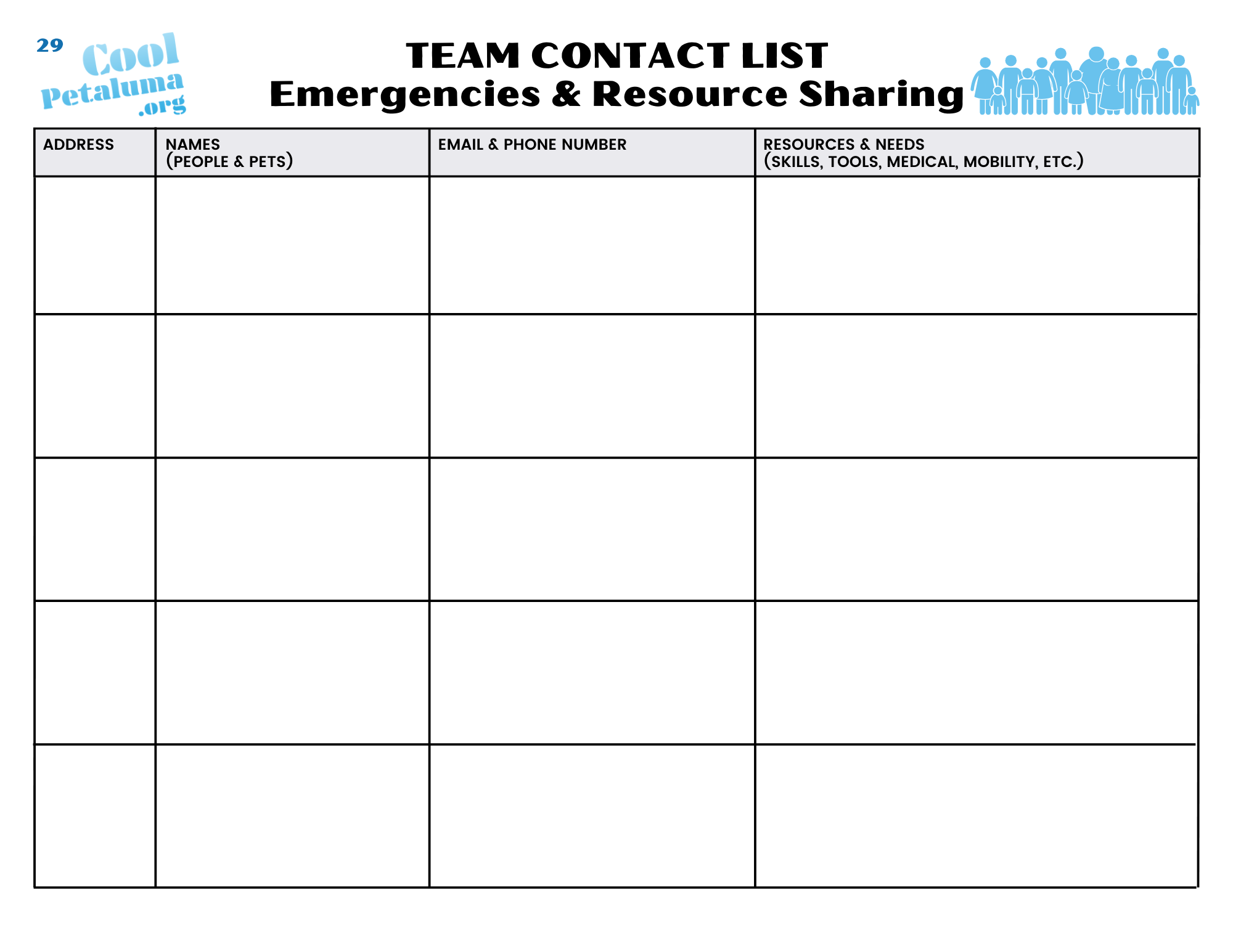 Build Community Gathering Guides — Cool Petaluma