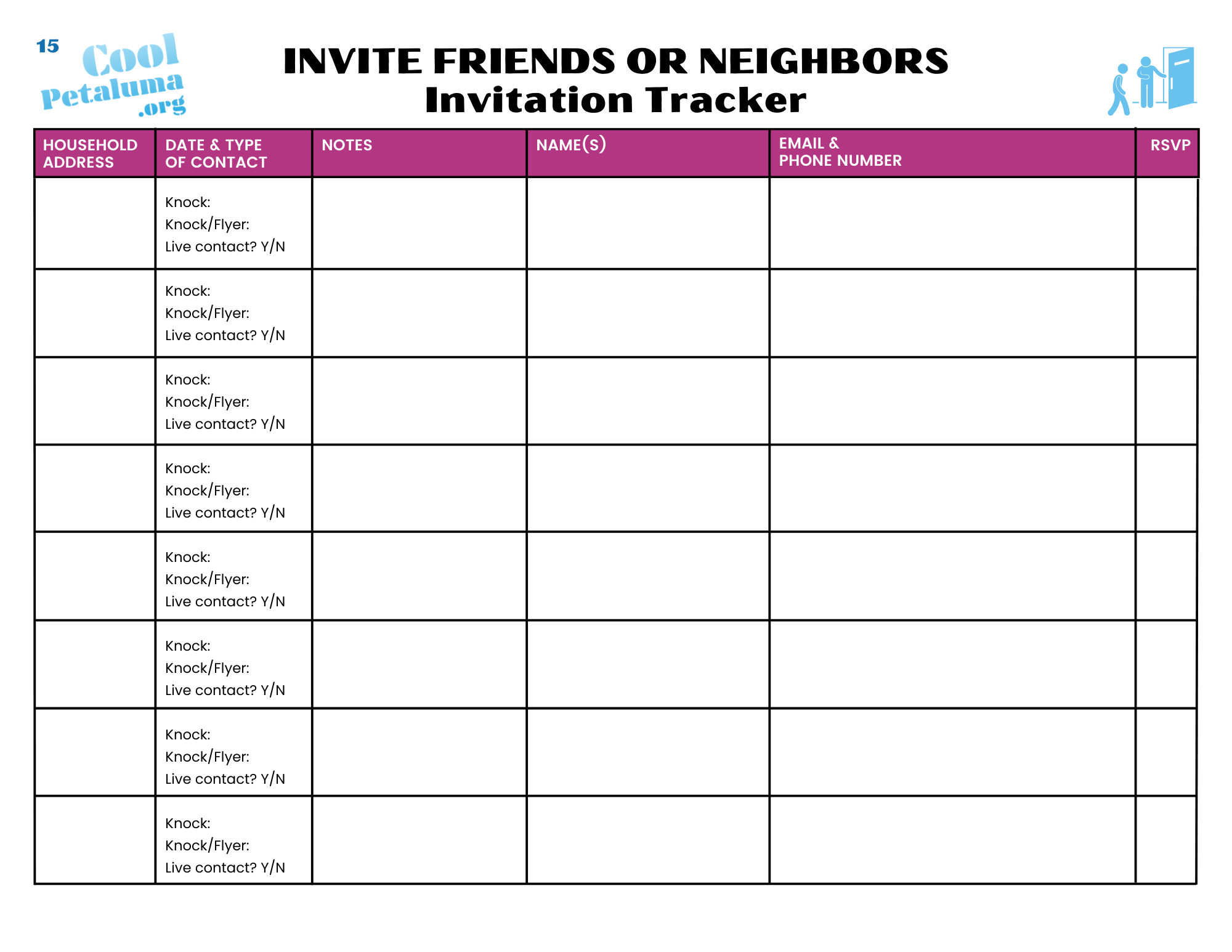 Invite Friends or Neighbors — Cool Petaluma