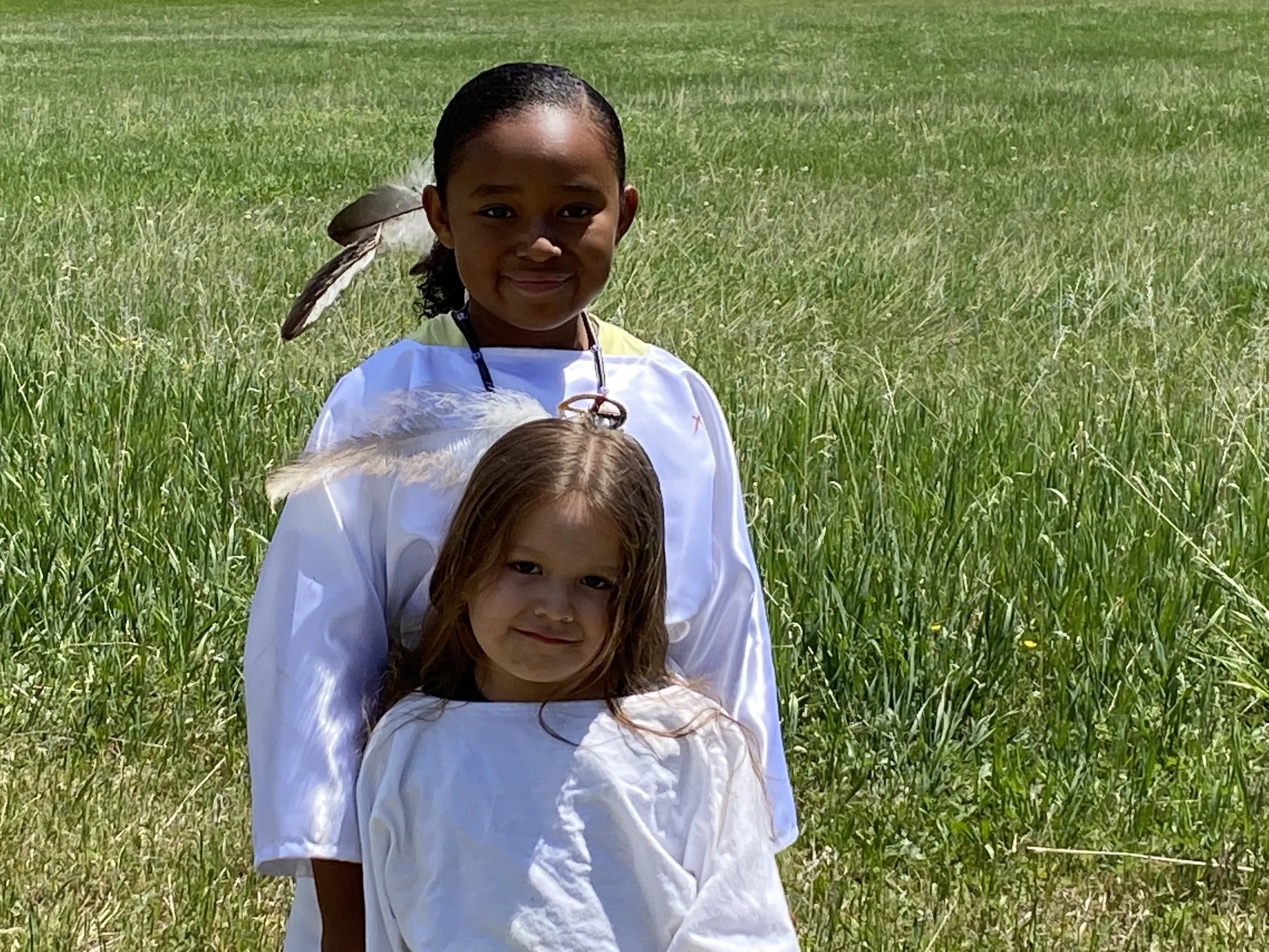 Native Little Girl Afraid