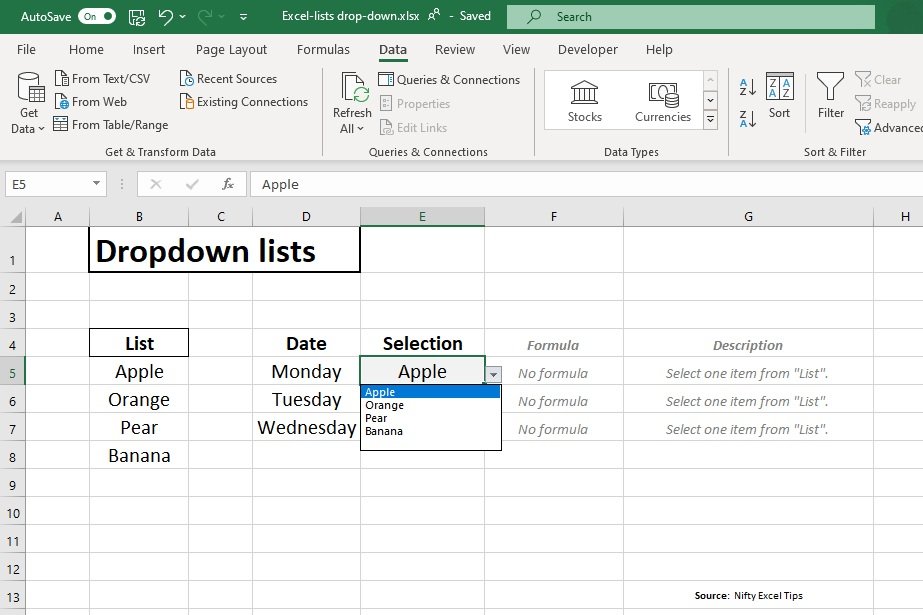How To Edit A Drop Down List Nifty Excel Tips how-to-edit-a-drop-down-list-nifty-excel-tips