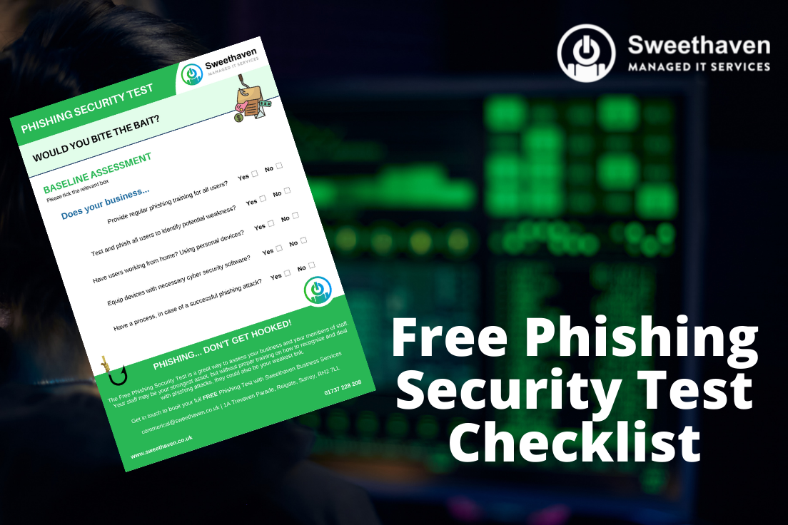 Free Phishing Test & Initial Checklist — Sweethaven Business Services ...