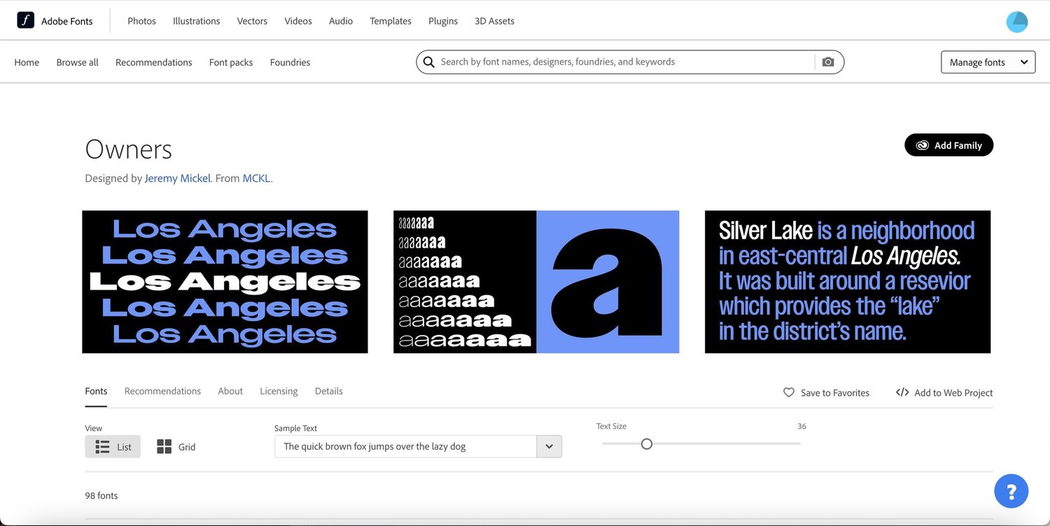 How to add use Adobe Fonts on your Squarespace 7.1 site — Made by Dave ...