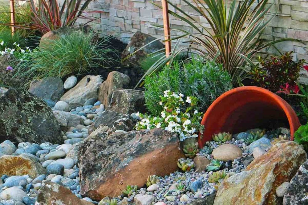 Front Yard Landscaping Ideas with Rocks