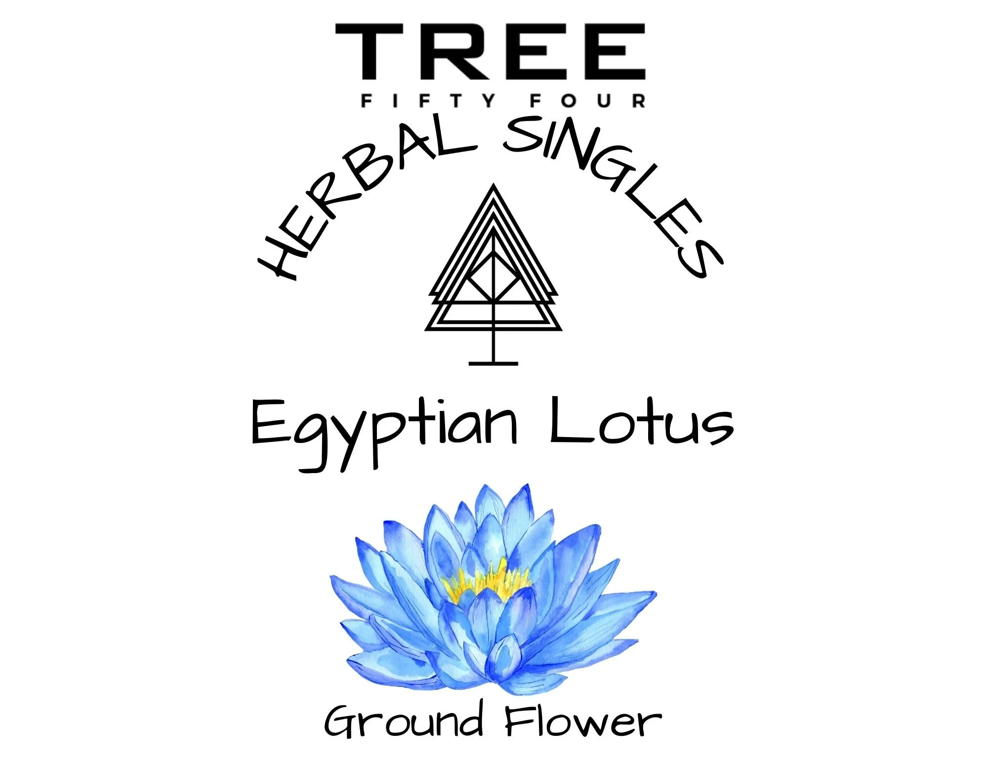 Blue Lotus, Ground P&S Sachet — Tree Fifty Four