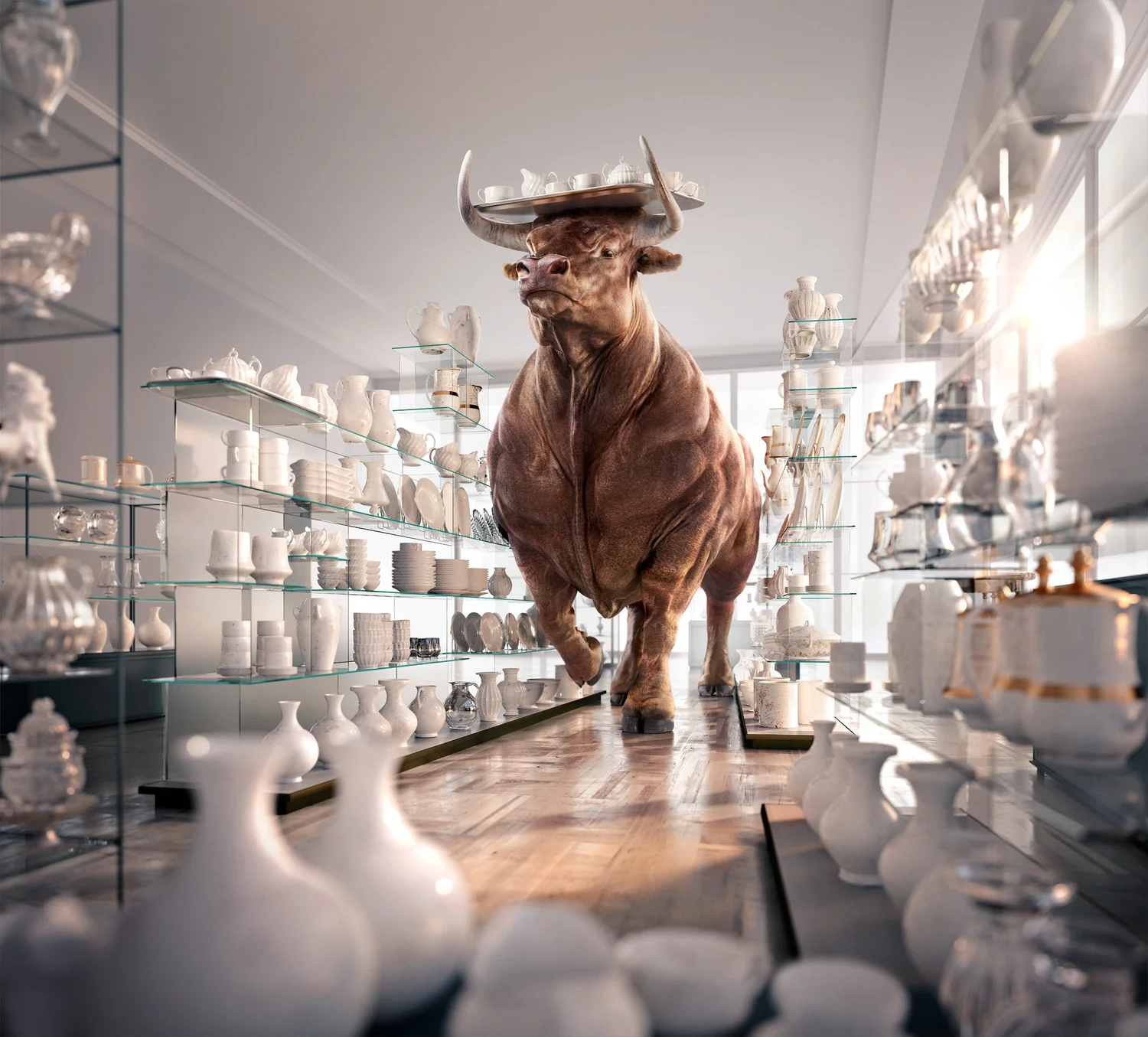 Bull In A China Shop refresh — Electric Art - Creative Image Production
