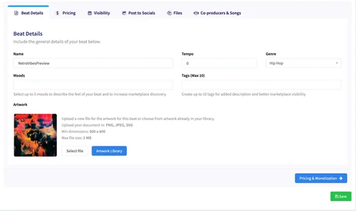 New Update: Tabbed Beats — Airbit Creator Hub