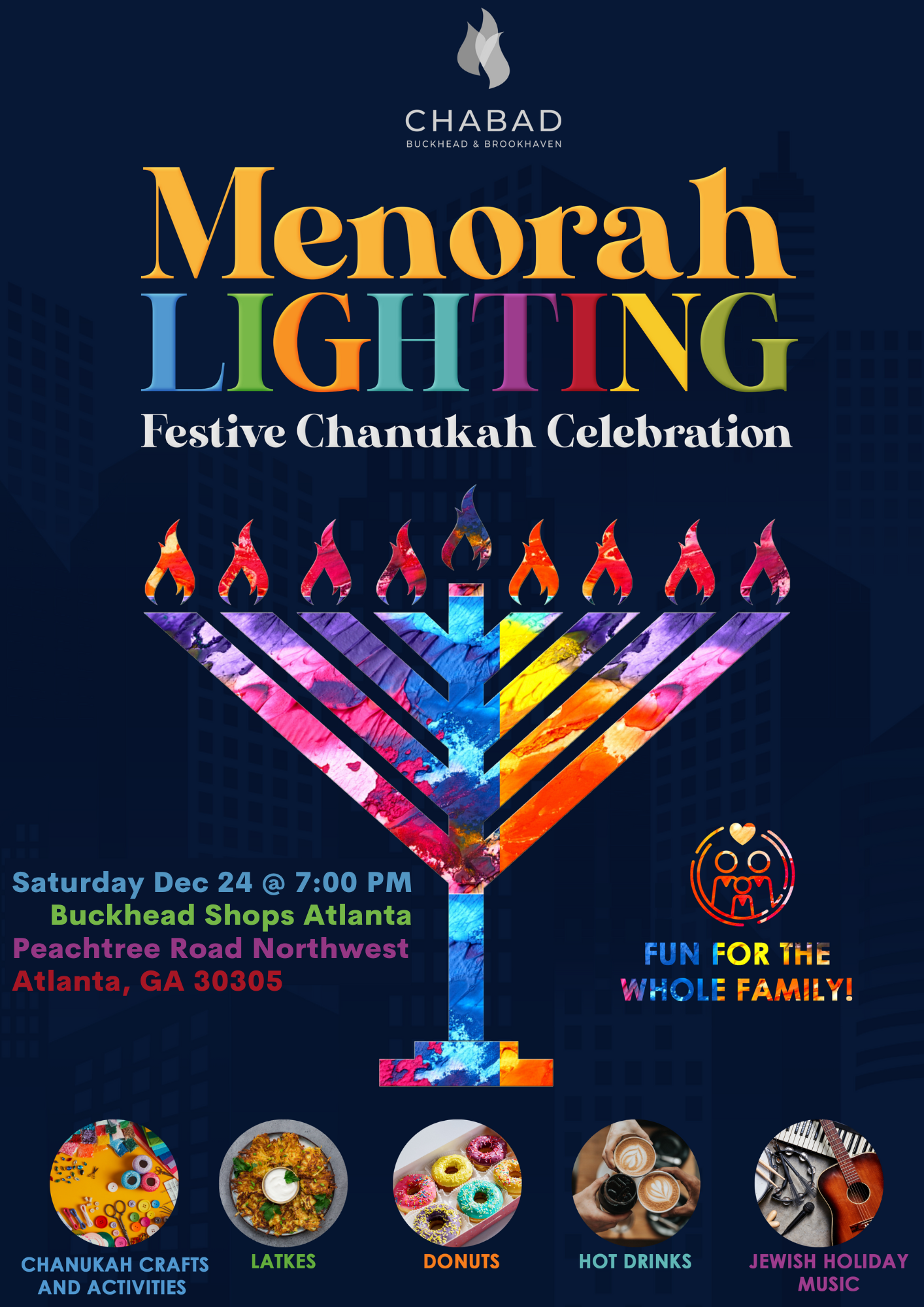 Menorah Lighting — The Buckhead Shul