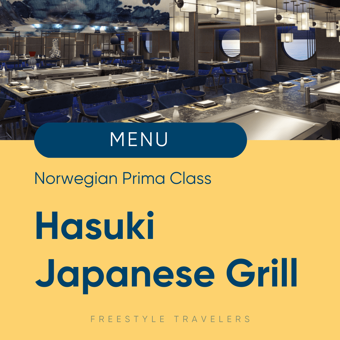 Updated NEW - Norwegian Prima Class Menus with Full PDF's & Prices ...