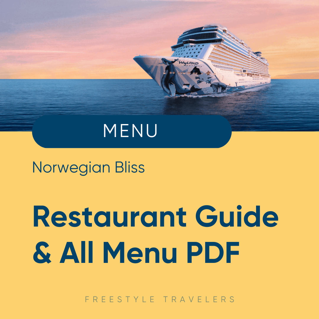 Norwegian Cruise Line Ship Guides: Menus, Restaurants, & Dining Info ...