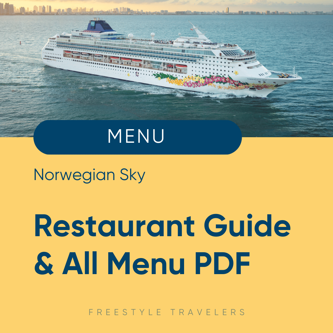 Norwegian Cruise Line Ship Guides: Menus, Restaurants, & Dining Info ...