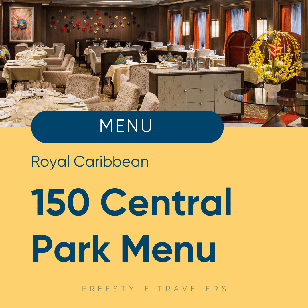 Royal Caribbean Chops Grille Menu PDF with Price & Photos — Freestyle ...