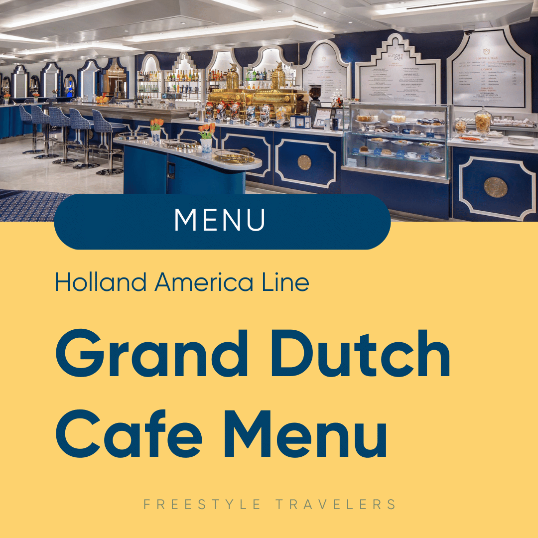 Updated - Holland America Line Full Menu PDFs with Prices & Info ...