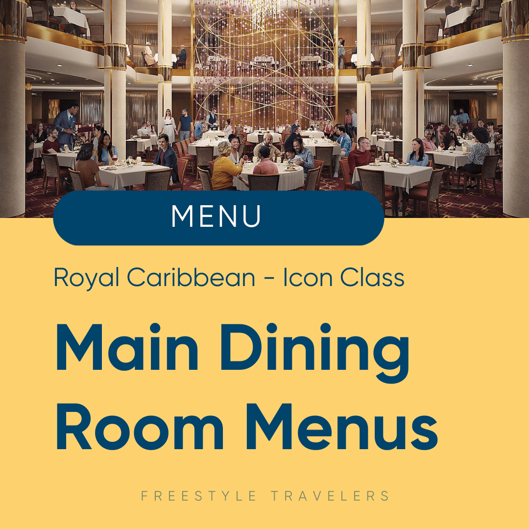 Updated NEW - Royal Caribbean Full Menu PDFs with Prices & Info — Freestyle Travelers