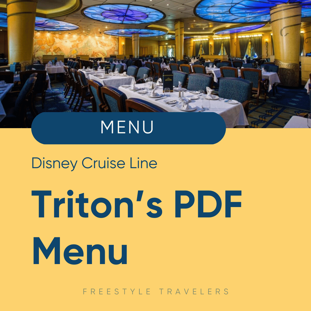 Updated NEW - Disney Cruise Line Full Menu PDFs with Prices & Info ...