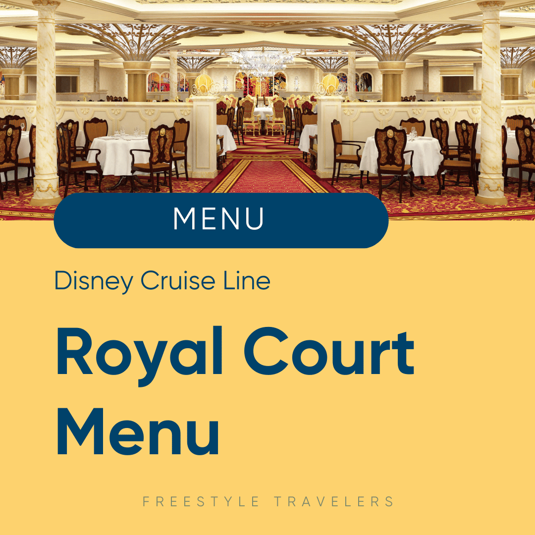 Updated NEW - Disney Cruise Line Full Menu PDFs with Prices & Info ...