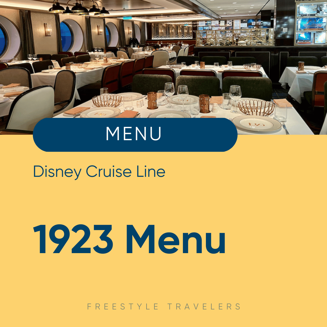 Updated NEW - Disney Cruise Line Full Menu PDFs with Prices & Info ...