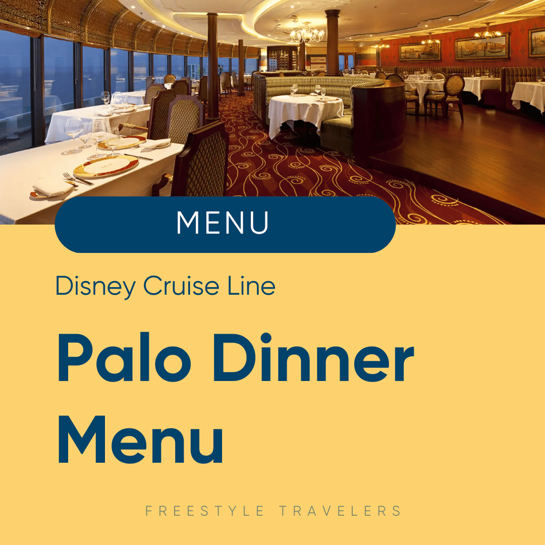 Updated NEW - Disney Cruise Line Full Menu PDFs with Prices & Info — Freestyle Travelers
