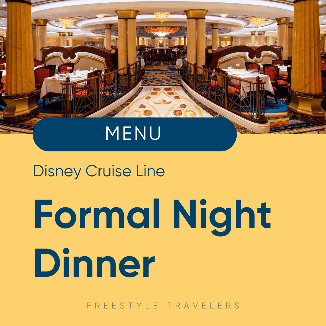 Updated NEW - Disney Cruise Line Full Menu PDFs with Prices & Info — Freestyle Travelers