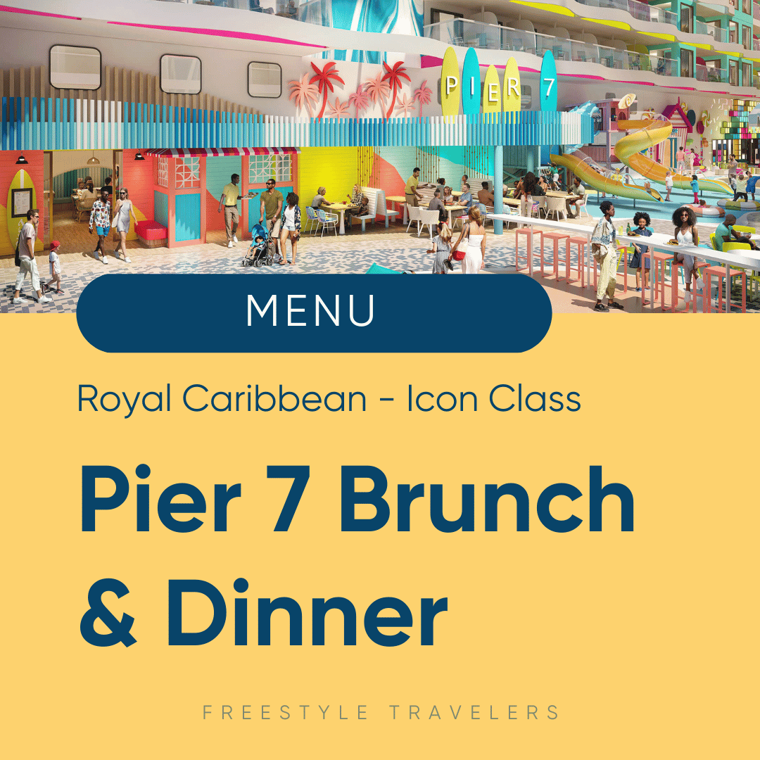 New Royal Caribbean Main Dining Room Menu PDF’s - Fleetwide Dining Changes & Info — Freestyle ...