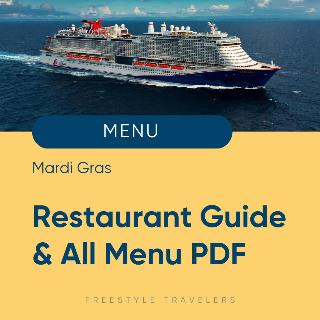 Carnival Cruise Line Ship Guides: Menus, Restaurants, & Dining Info ...
