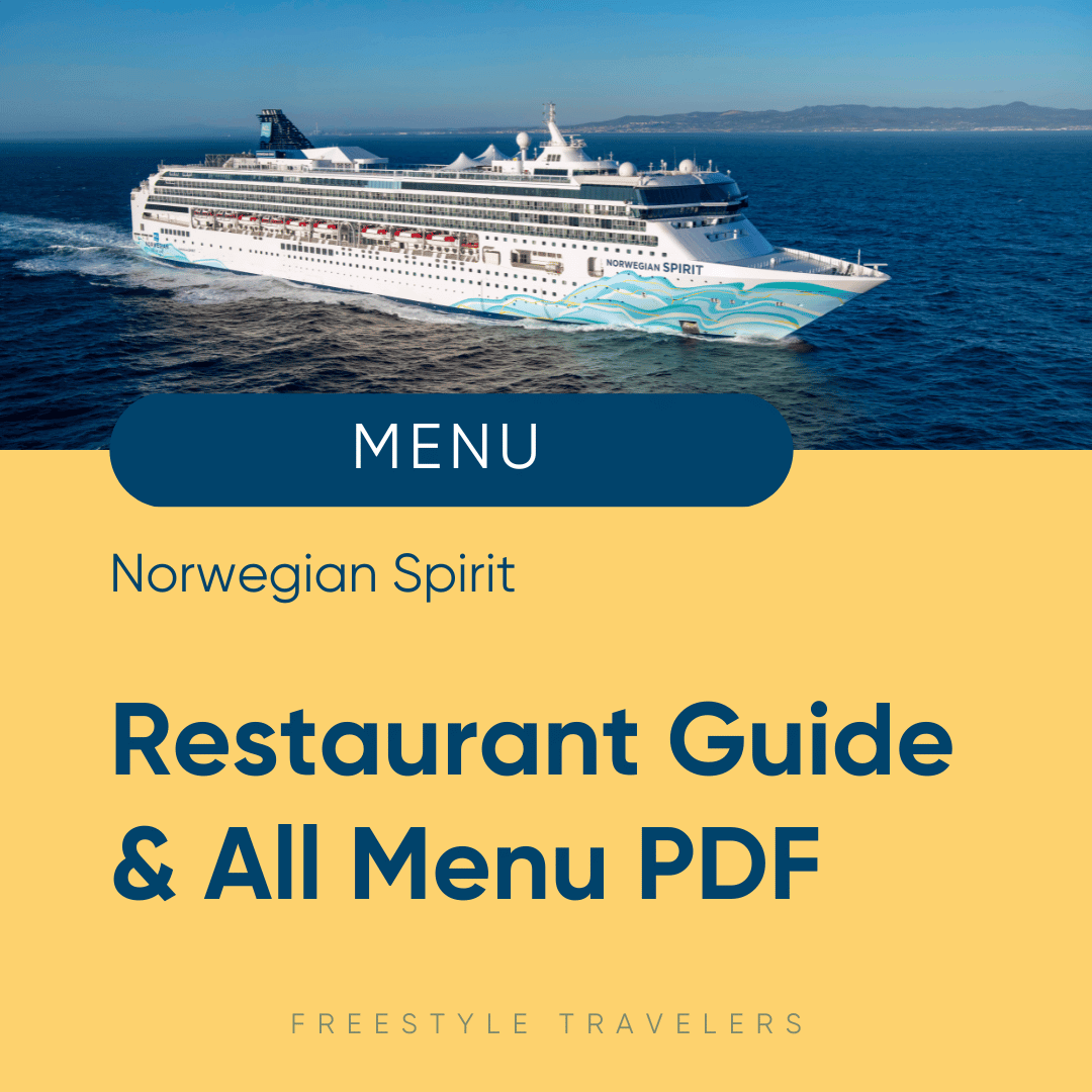 Cruise Ship Guides - Menus, Info, Photos, & More — Freestyle Travelers