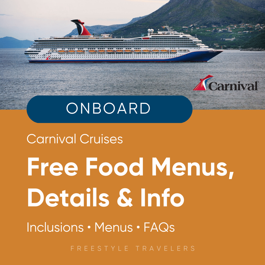 Updated NEW - Carnival Cruises Full Menu PDFs with Prices & Info ...